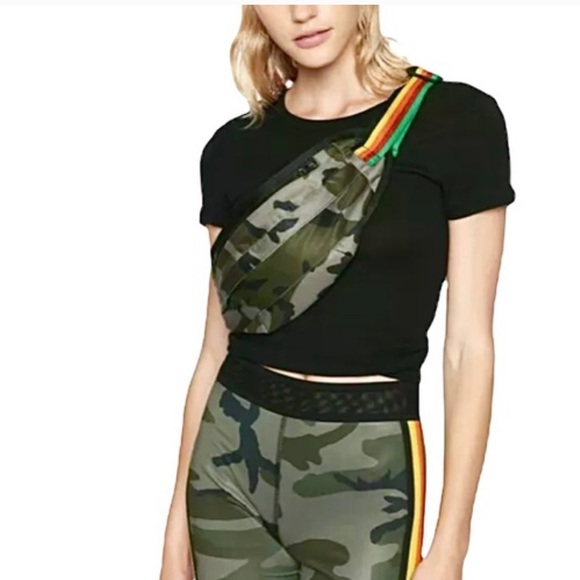 Pam & Gela | Bags | New Pam Gela Belt Bag Crossbody Fanny Pack Camo ...
